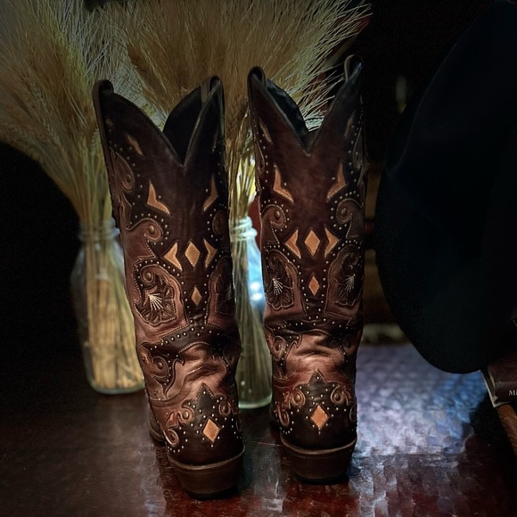 Lucchese | Shoes | Lucchese Womens Handmade 883 Studded Fiona Cowgirl ...